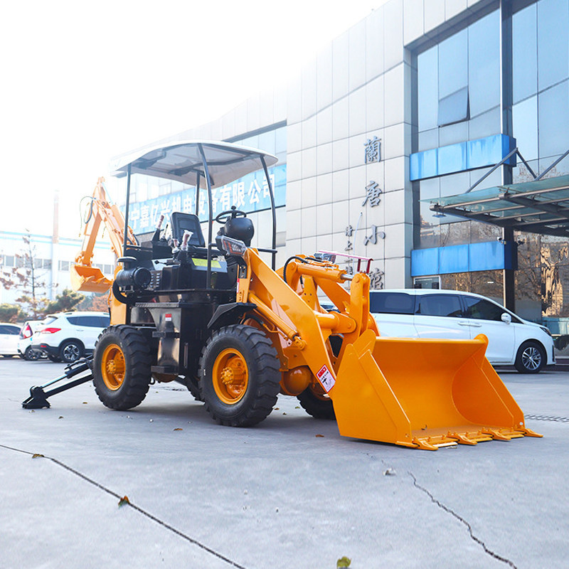 Compatto idraulico 4WD Front End Loader Escavator 1,5 tonnellate ...